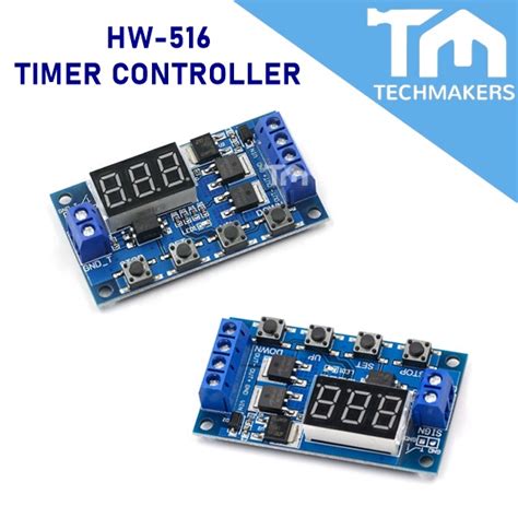 hw 516 dc 12v 24v led time delay relay trigger cycle timer switch module