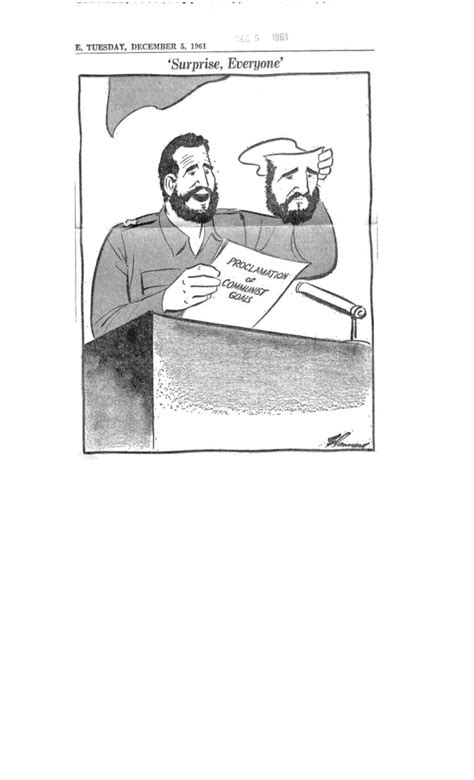 Castro In Cartoons Baltimore Sun