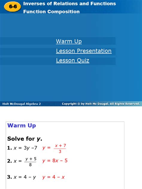 02 L6 6 Inverse Relations And Function Composition Pdf