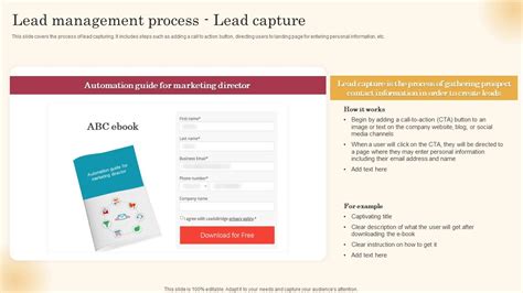 Lead Management Process Lead Capture Improving Lead Generation Process
