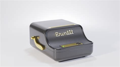 Premium Photo Retro Wireless Label Printer Premium Photo 3d Render