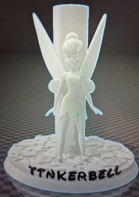 Stl File Tinkerbell Lamp Stand・3d Printer Design To Download・cults