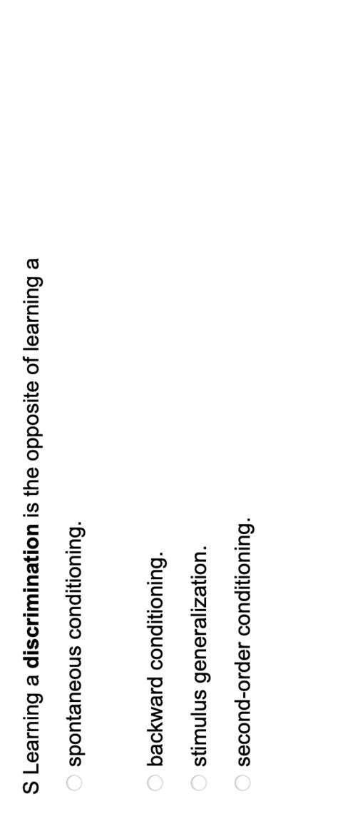 Solved S In Avoidance Conditioning The Unconditioned Solved S In Avoidance Conditioning The Unconditioned