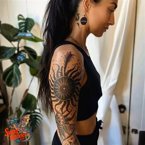 Black Sun Tattoos Ancient Symbols With Modern Mystique