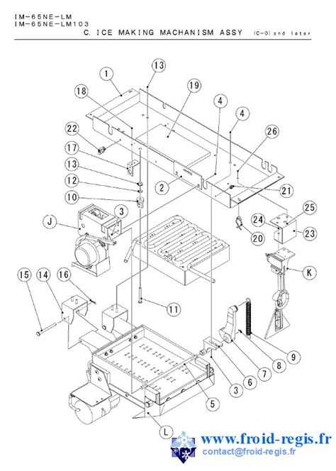 Spare Parts For Ice Maker Hoshizaki Im 65ne Lm Lm103