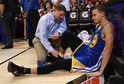 Stephen Currys Ankle Blessing In Mark Jacksons Church Sports