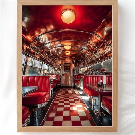 Diner Art Etsy