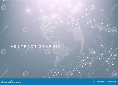 World Map Point With Global Technology Networking Concept Digital Data