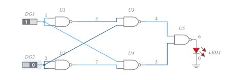 XOR Gate Using NAND Gate Multisim Live