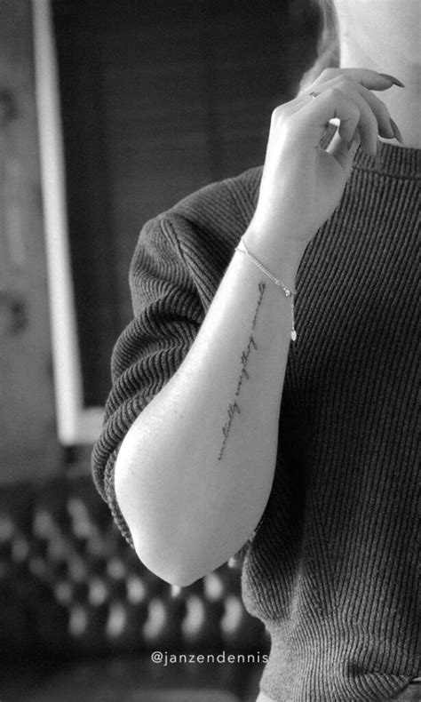 Script Tattoo Ideas Female