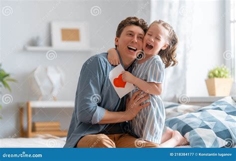 Happy Father`s Day Stock Image Image Of Cute Beauty 218384177