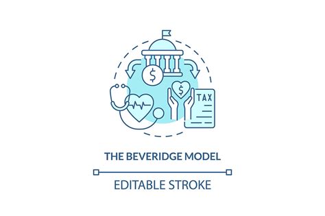 Beveridge Model Svg Concept Icon Outline Icons ~ Creative Market