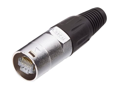 Rj8m Ethercon Rj45 Data Cat5e Cable Connector Propaudio