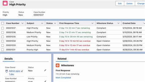Make Milestone Fields Available In Case List Views So Cases Can Be