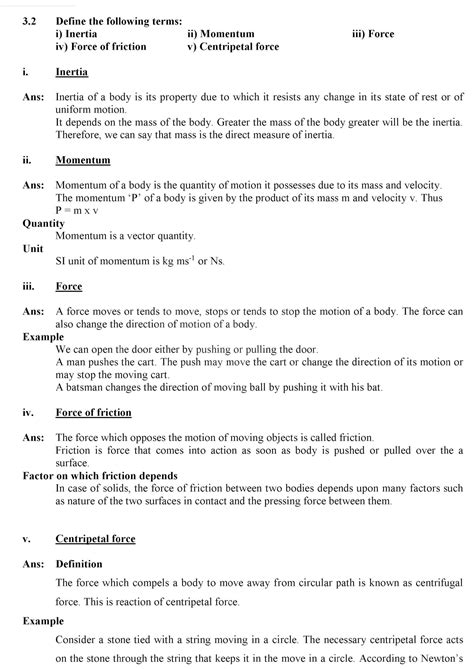 Solution 9th Class Physics Chaptr 3 Studypool