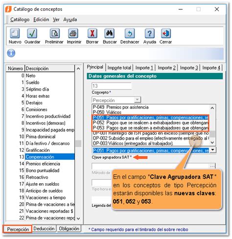 Claves Sat Catálogo