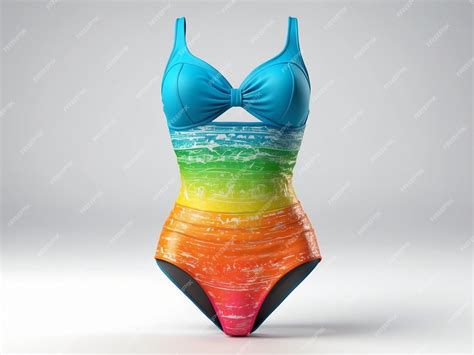 Premium Psd Swimsuit Mockup Psd On A White Background