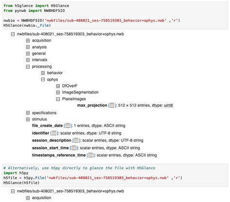 hdf tools — nwb overview 0 1 documentation