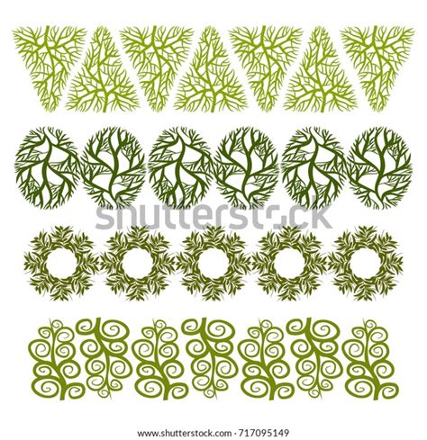 Trees Top View Architecture Landscape Design Stock Vector Royalty Free 717095149 Shutterstock