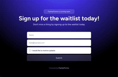 Framerforms Custom Forms In Framer Framerforms Custom Forms In Framer