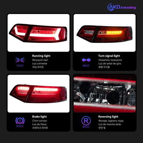 Akd Car Styling Taillights For Audi A6 Led Tail Light 2008 2012 A6l C7