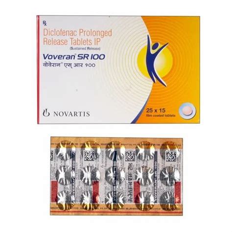 Voveran Sr 100 Mg Tab At ₹ 350strip Voveran Sr In Nagpur Id