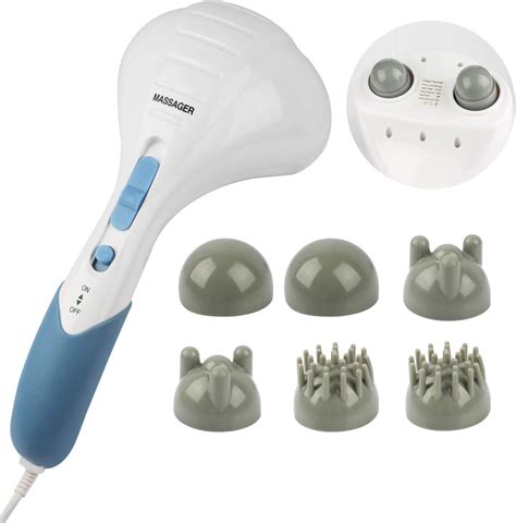 Electric Full Body Percussion Massager Handheld Wand Back