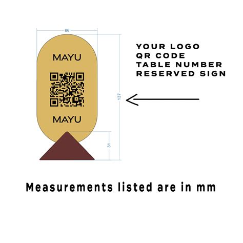 Brass Metal Qr Codes Business Logo Restaurants Menu Qr Code
