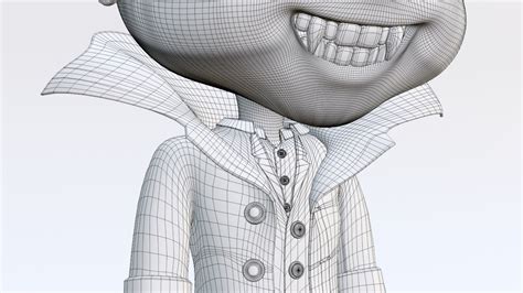 3d Dracula Chibi Turbosquid 2130782