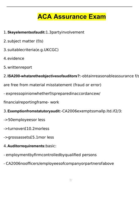 Aca Assurance Exam 2025 Questions And Answers 2025 2026 Verified