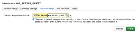 wireguard interface connects to lan but not wan on guest zone network