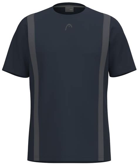 Head Club Tech 25 Mens Badminton T Shirt Navy — Badminton Hq
