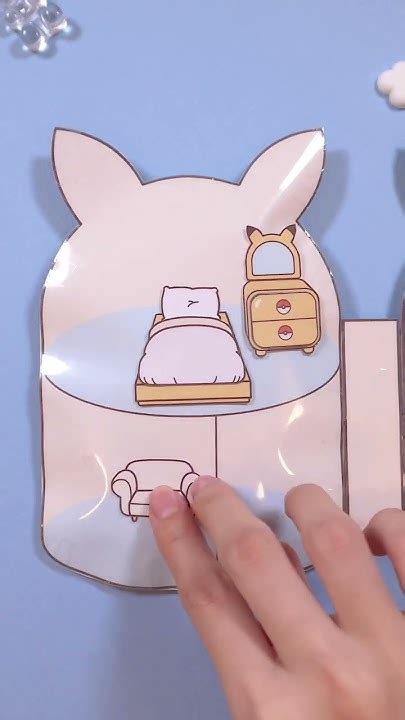피카츄의 집을 꾸며주세요🏠 Diy Pikachu Squishy Book Youtube