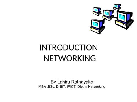 Basic Networking And Topologies Explained Ppt