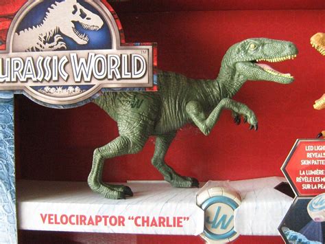 New Jurassic World Velociraptor 4 Pack Exclusive Set Charlie Delta