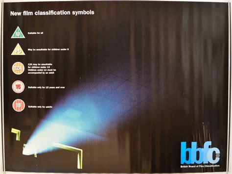 Bbfc Classification” Film Certificate Information Poster Original Q Pastposters