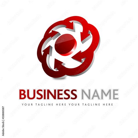 logo target loop stock vector adobe stock