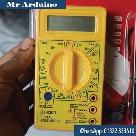 Digital Multimeter Dt 830d