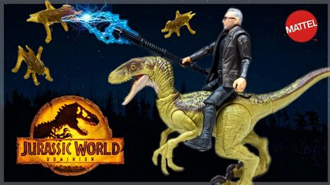 2022 Mattel Jurassic World Dominion Ian Malcolm Velociraptor And Locusts