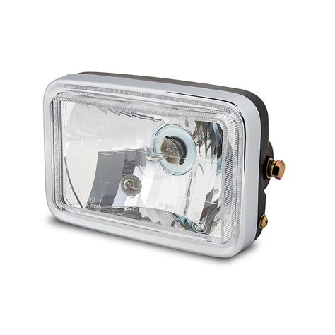 Rectangle Headlight Blackchrome