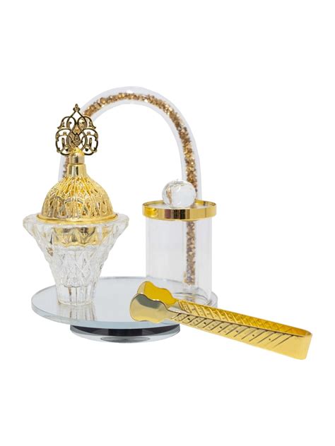 Crystal Bakhoor Burner Set Islamic Impressions
