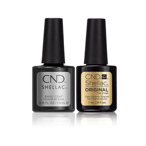 Cnd Shellac Kit Shellac Top And 1x Shellac Base 025 Oz