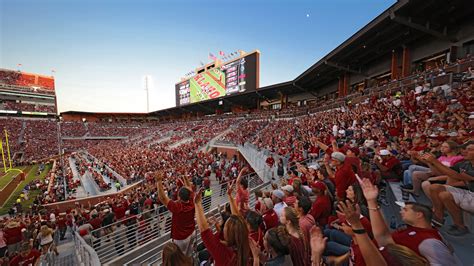 Populous Designed Oklahoma Memorial Stadium Renovations Debut Populous