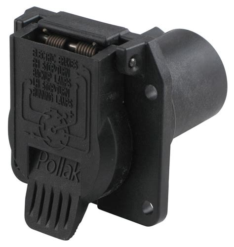 Pollak Replacement 7 Pole Rv Style Trailer Connector Socket For Dodge Chrysler Pollak Custom