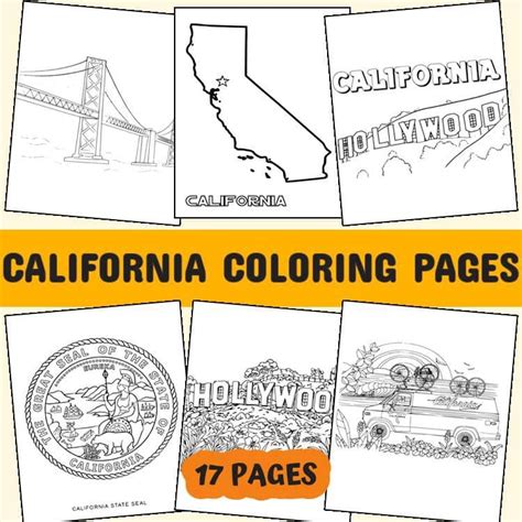Color California Fun Printable Coloring Pages Of Iconic State Landmarks