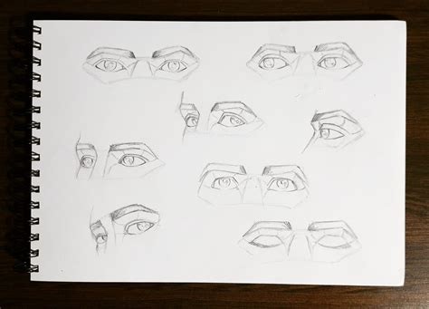 How To Draw Eyes Different Angles