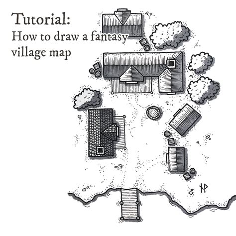 Tutorial How To Draw A Fantasy Village Map By Niklas Wistedt Prototypr