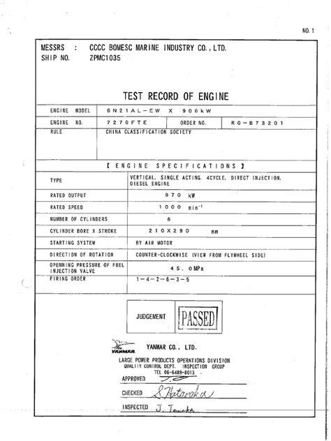 Test Record Pdf