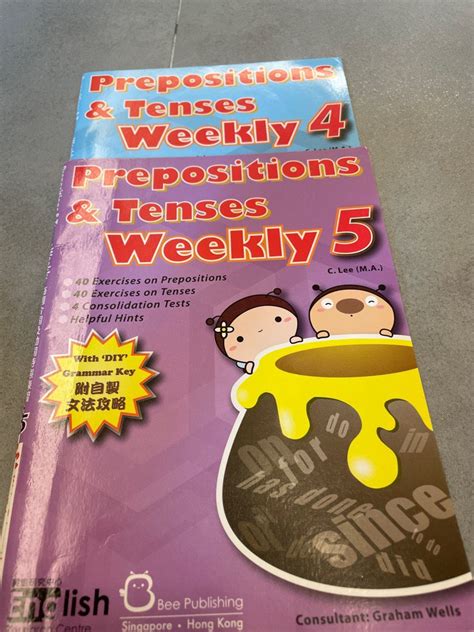Preposition And Tenses Weekly 4 And 5 興趣及遊戲 書本 And 文具 書本及雜誌 補充練習