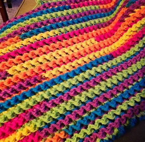 Zigzag Waffle Stitch Crochet Free Pattern Yarn Inspiration Patterns